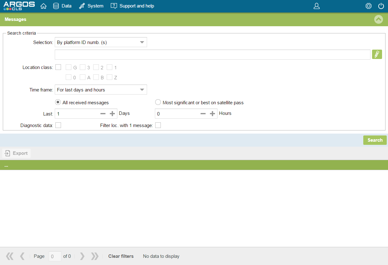 The new argosweb interface is here ! - Argos